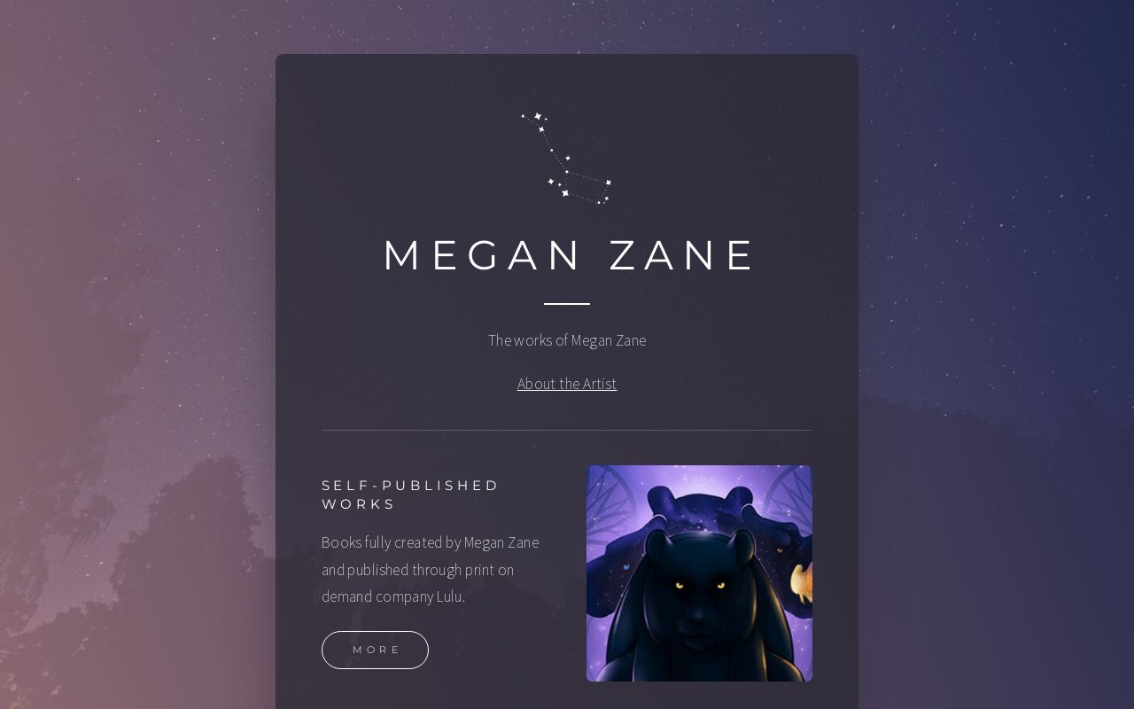 Megan Zane - Artist